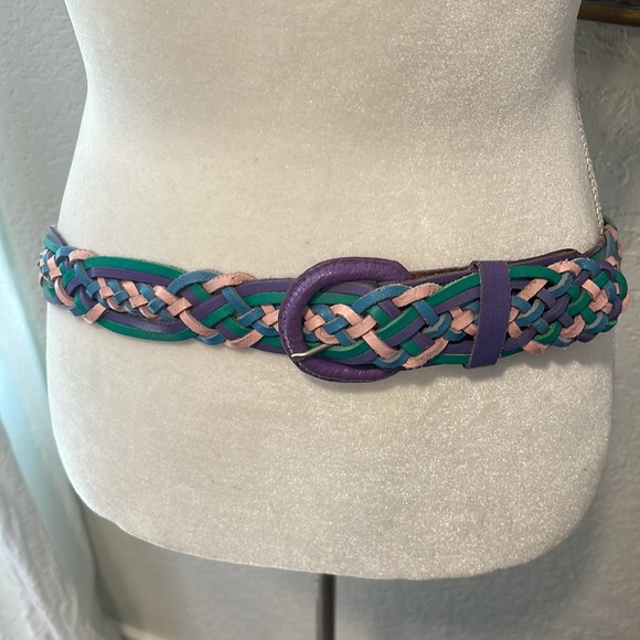 Accessories | Authentic 8s Multi Colored Leather Belt | Poshmark